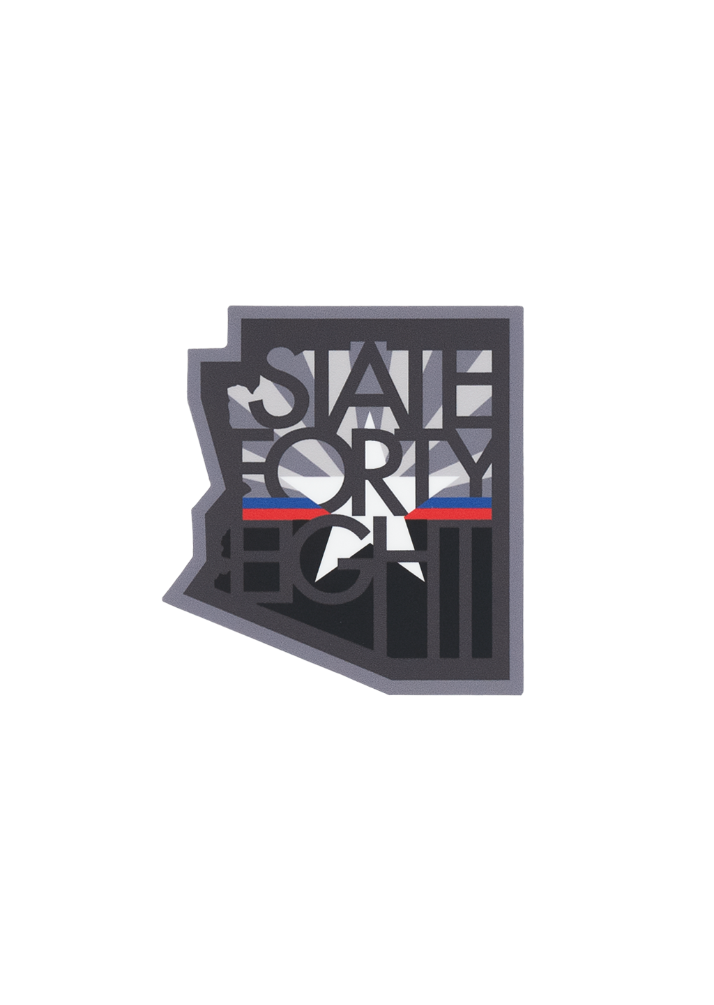 Sticker | First Responders Charcoal | State Forty Eight