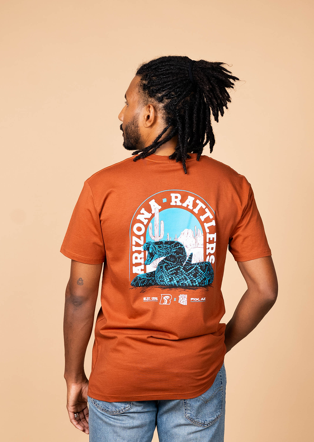 Men’s Crew Neck Arizona Rattlers | Copper | State Forty Eight