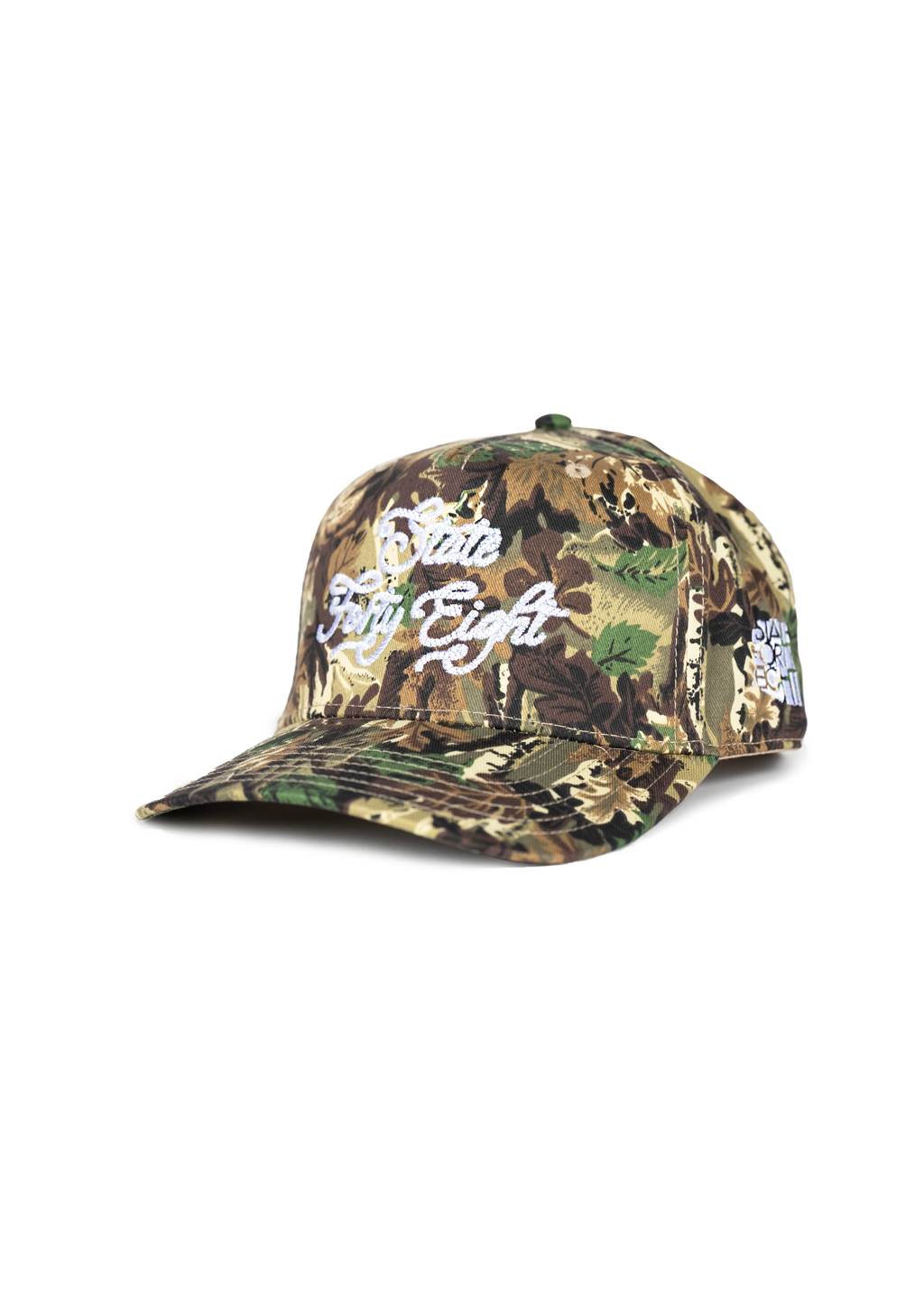 Frame Snapback Hat Cursive Rope | Camo & White | State Forty Eight