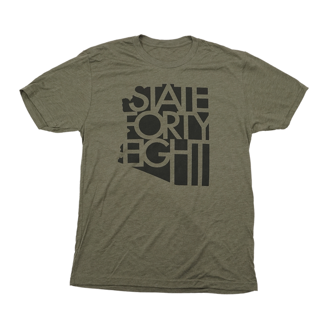 Men's Crew Neck Classic | Military Green & Black