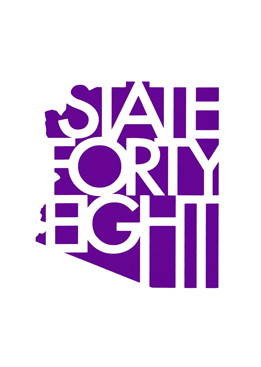 Decal Classic AZ | Purple | State Forty Eight